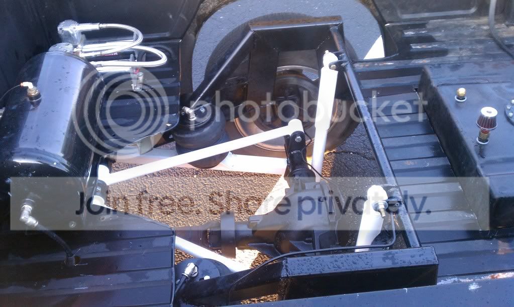 Bagged the rear, triangulated 4 link | S-10 Forum