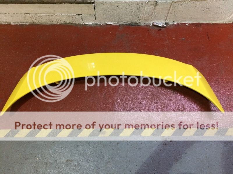 MGF/TF Trophy rear spoiler in Trophy Yellow | MG-Rover.org Forums