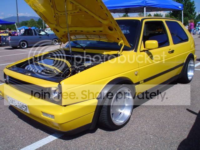 Looking for the owner of the yellow mk2 at DATR | VW Vortex ...
